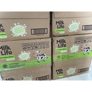 Jual susu uht milk life 200ml free lactose bebas laktosa expired date ...
