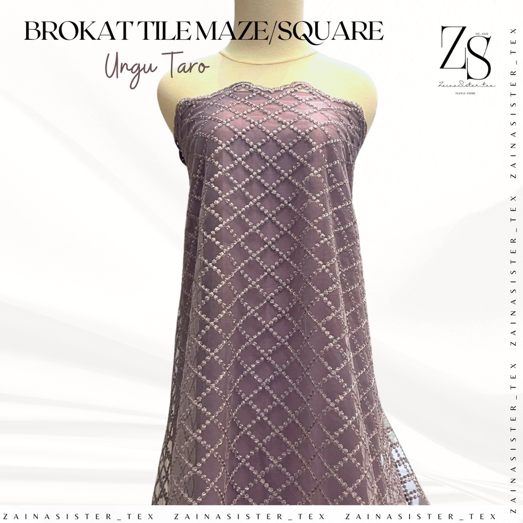 Jual Kain Brukat Tille Kotak | Tille Jaring | Tulle Maze | Tille Mesh ...