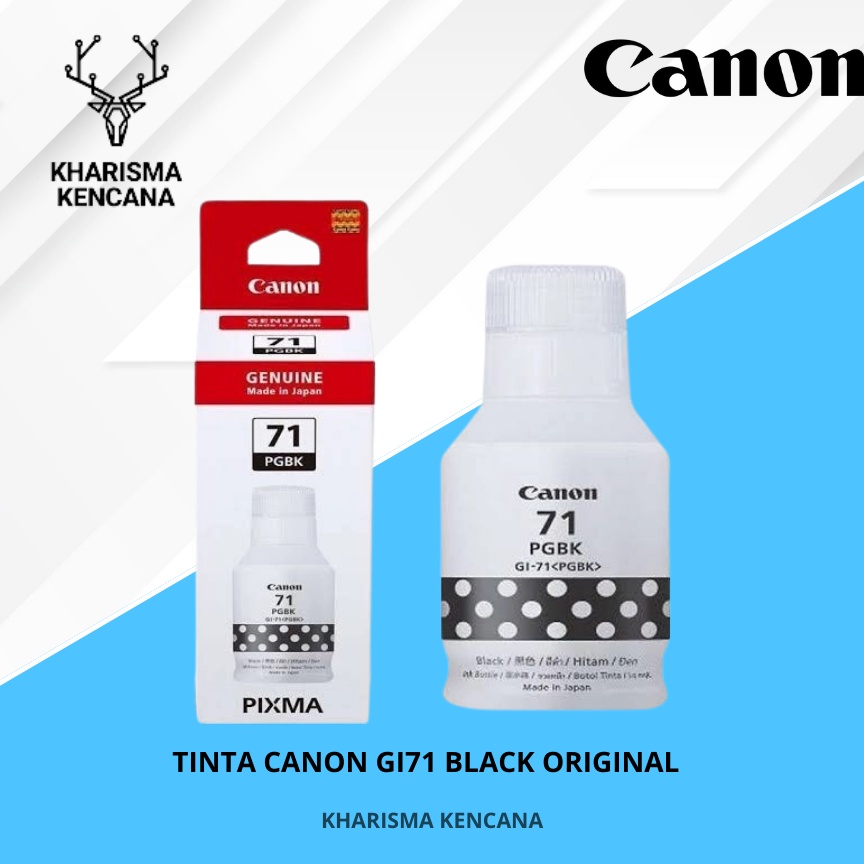 Jual TINTA CANON GI71 BLACK ORIGINAL | Shopee Indonesia