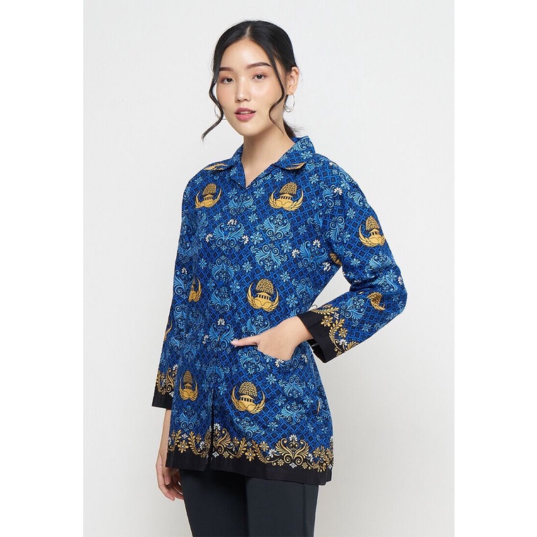 Jual Batik Korpri Wanita Terbaru 2022/Baju Dinas PNS/Seragam PNS/Baju Korpri Murah/Korpri ...