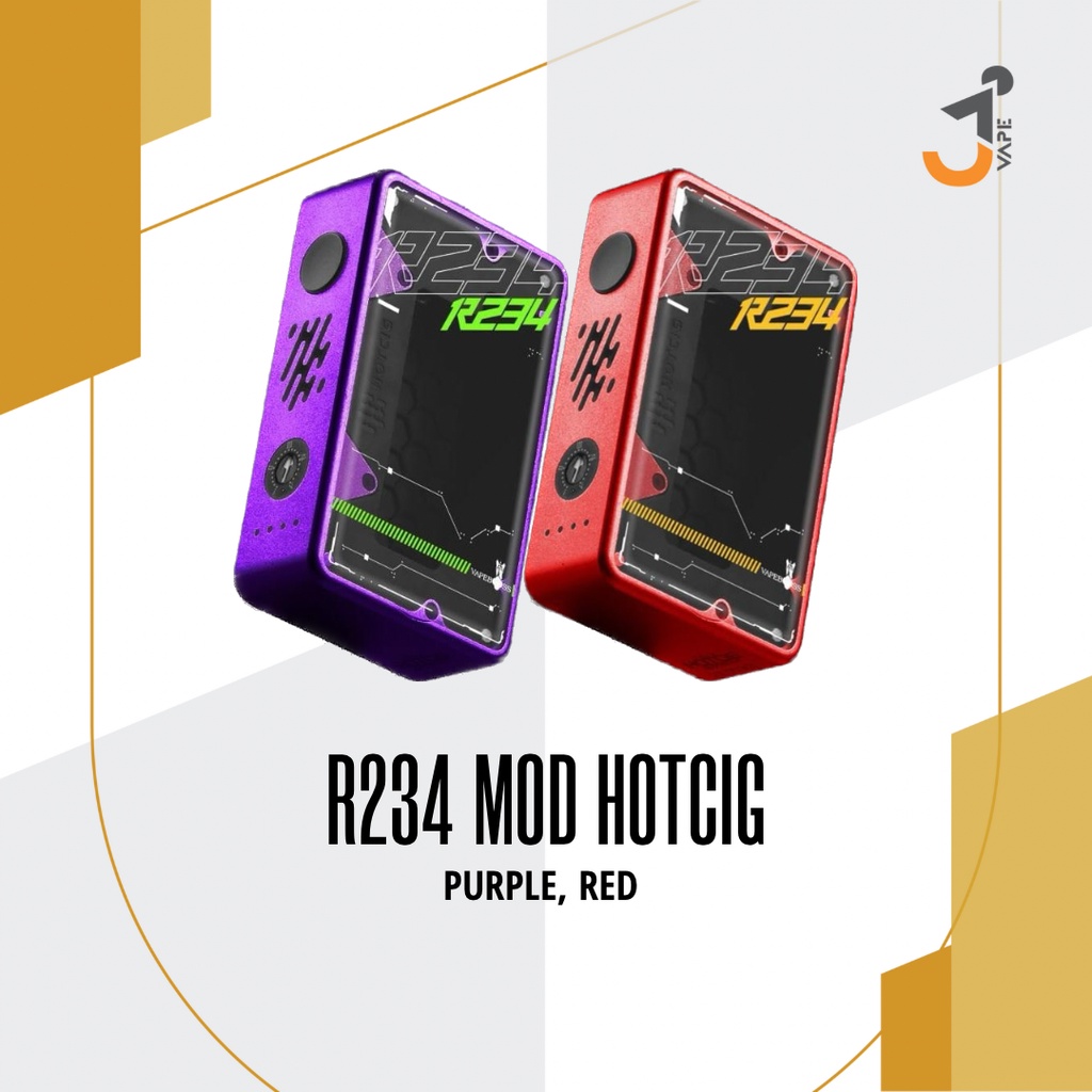Jual HOTCIG R234 234W TC BOX MOD AUTHENTIC FOR VAPORIZER VAPE | Shopee ...