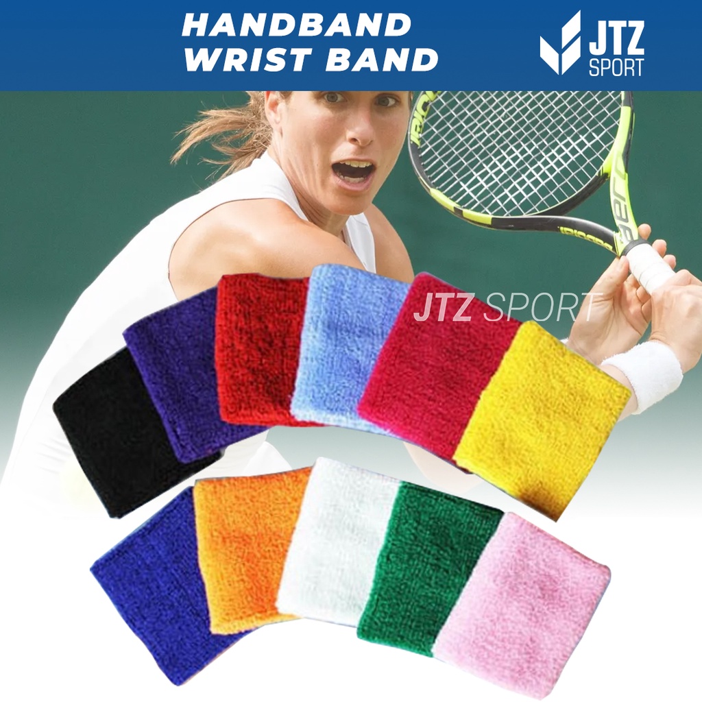 Jual Wrist Band Olahraga/Handband/Wristband /Hand Wrist Penyeka Keringat Wajah dan Tangan ...