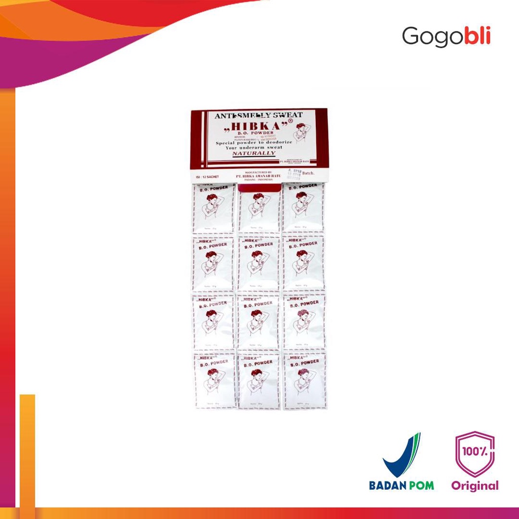 Jual Hibka Bedak (12 sachet) | Shopee Indonesia