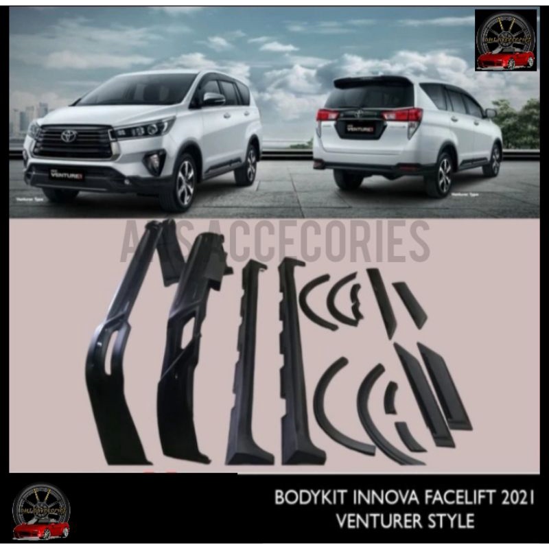 Jual BODYKIT INNOVA VENTURER 2021/2022 UP PLASTIK ONLY | Shopee Indonesia