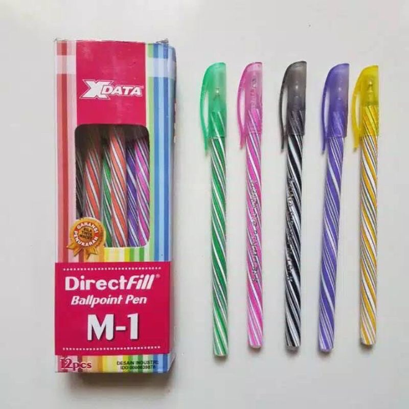 Jual ballpoint pen Pulpen X Data M-1 Ballpoint Tinta Warna Hitam 1pcs | Shopee Indonesia