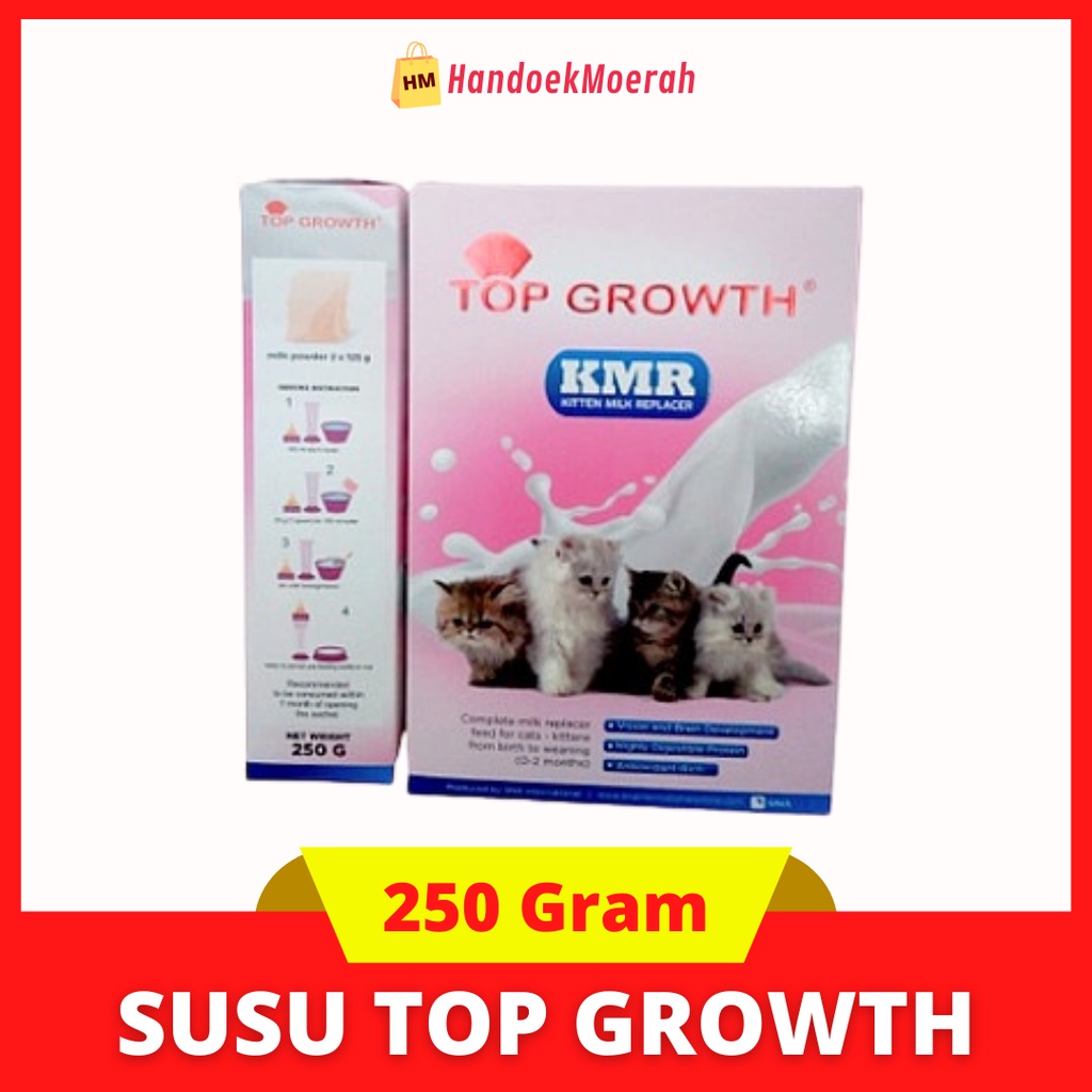 Jual (Box) Susu Anak Kucing Kitten TOP GROWTH 250 Gram / Cat Milk Murah ...