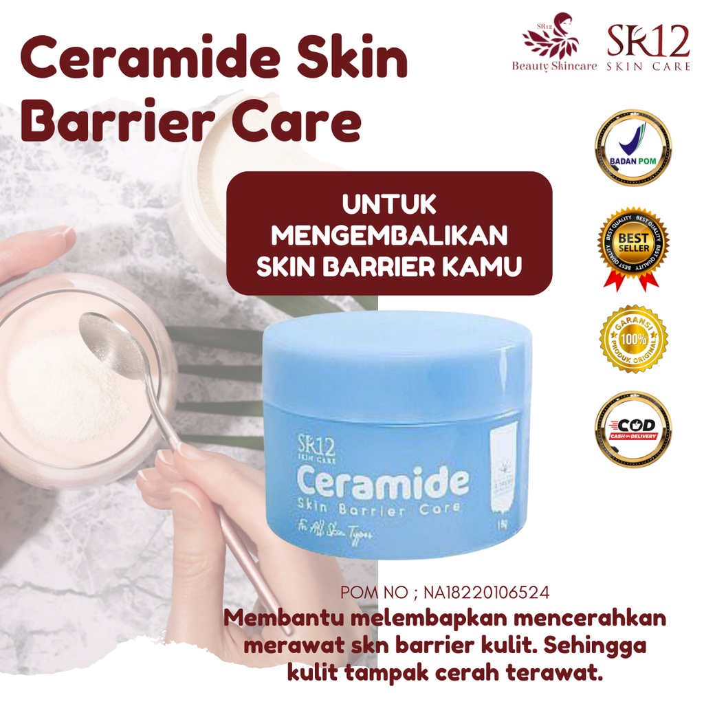 Jual CERAMIDE SKIN BARRIER CARE SR12 MOISTURIZER GEL PENCERAH WAJAH - MEMPERBAIKI SKIN BARRIER ...