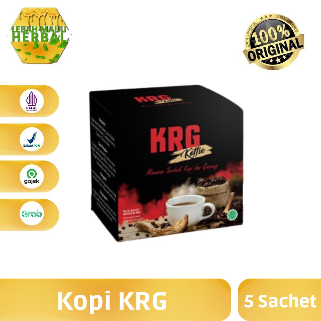 Jual Kopi KRG Minuman Serbuk Stamina Vitalitas Pria Dewasa Meningkatkan Tenaga - 1 Box 5 Sachet ...