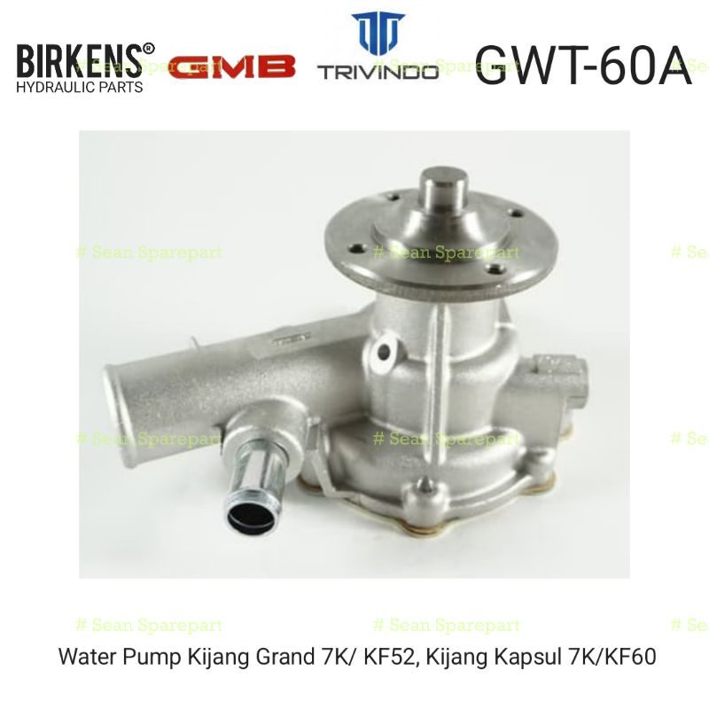 Jual Pompa Air - Water Pump Mesin Toyota Kijang Grand 5K 7K Kapsul KF60 ...