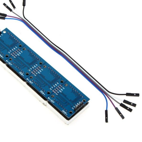 Jual 4in1 LED Dot Matrix Running Text Modul - Merah | Shopee Indonesia