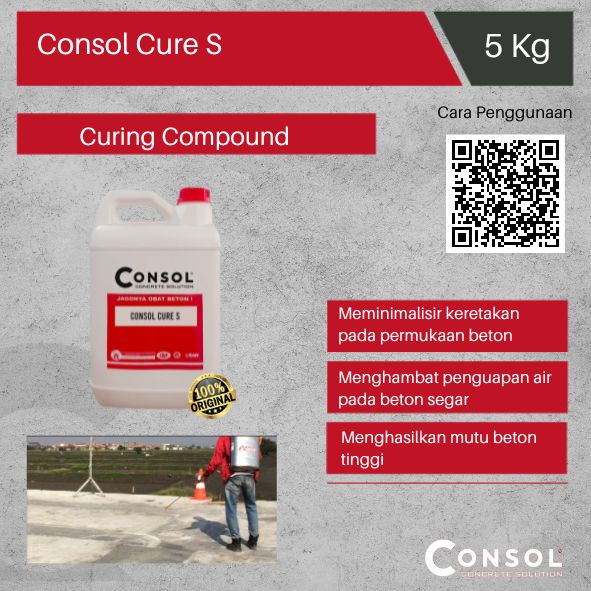 Jual Consol - Consol Cure S Curing Compound Melindungi Beton Dari ...
