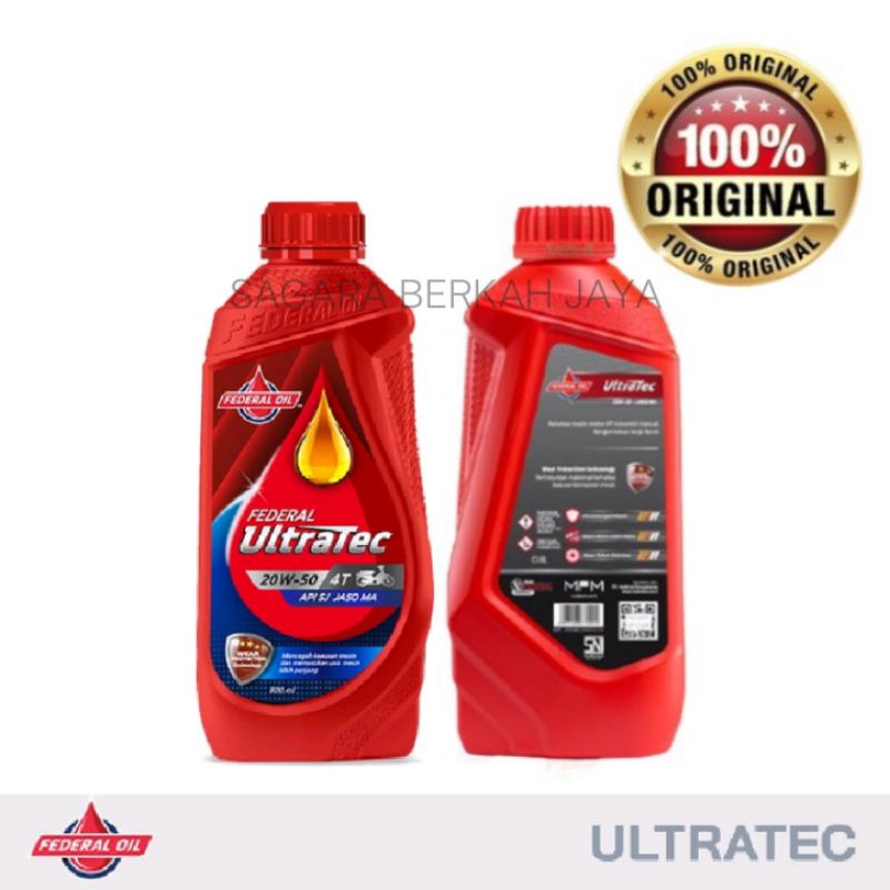 Jual Oli federal ultratec 800ml. SAE 20W - 50 JASO MA | Shopee Indonesia