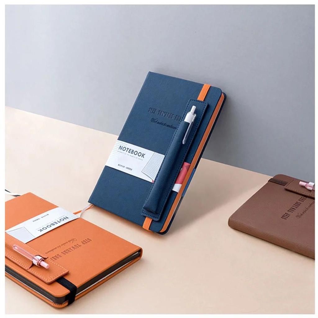 Jual NOTEBOOK A5 PU LEATHER COVER/NOTEBOOK COVER BOLPOIN /NOTEBOOK ...
