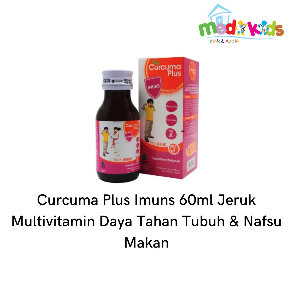 Jual Curcuma Plus Imuns Sirup 60ml Rasa Jeruk | Shopee Indonesia