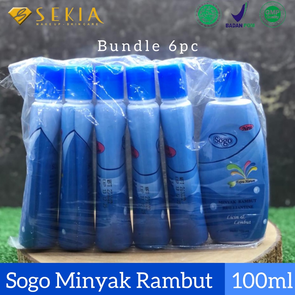 Jual [6 PCS] SOGO MINYAK RAMBUT 100ML / SOGO | Shopee Indonesia