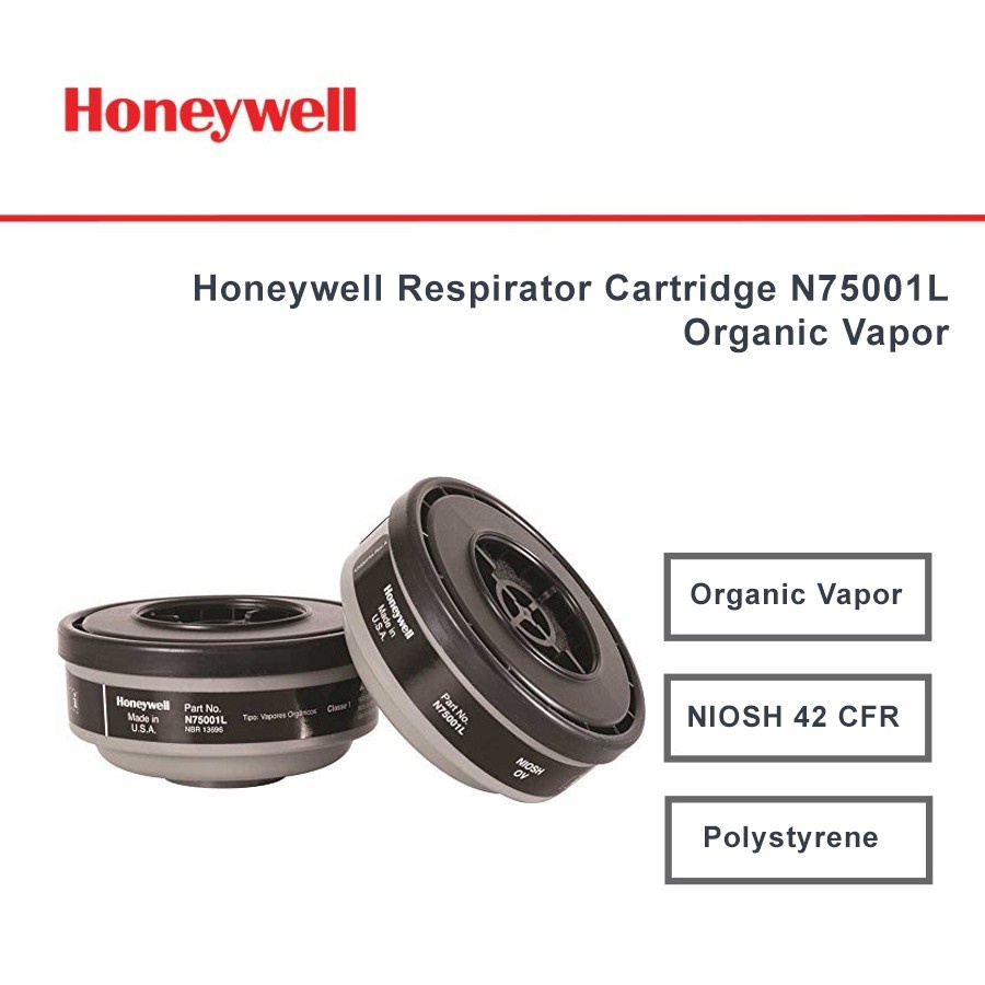 Jual Honeywell Respirator Cartridge Organic Vapor N75001L | Shopee ...