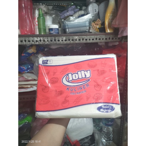 Jual Jolly Kuliner Tisu Napkin 240 sheet 1ply | Shopee Indonesia