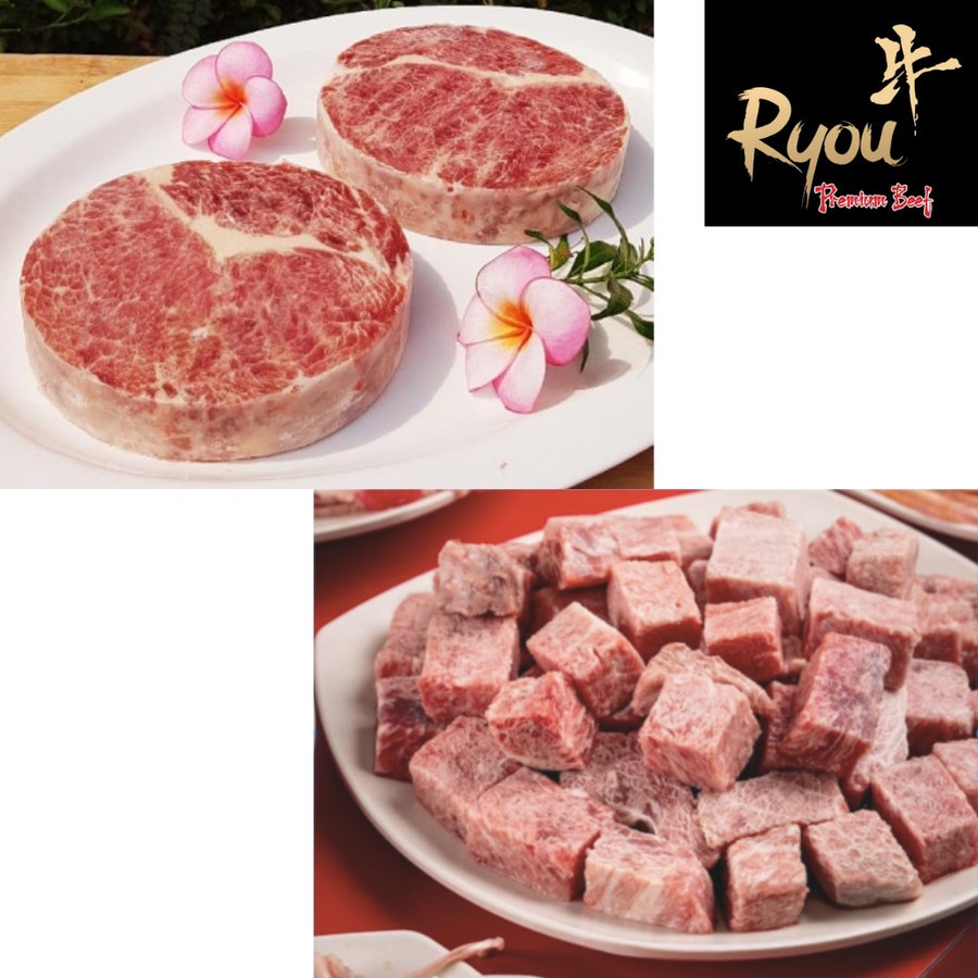 Jual BEEF BUNDLING Wagyu Saikoro 500gr+wagyu Ribeye Steak 400gr ...