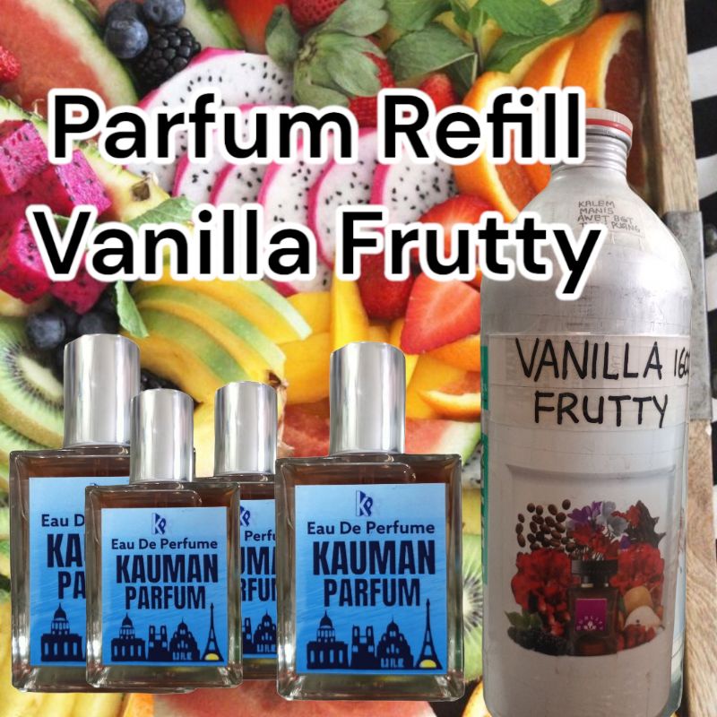 Jual Parfum Refill Vanilla Frutty Wangi Manis segar buah dan Vanilla Parfum Cewek | Shopee Indonesia