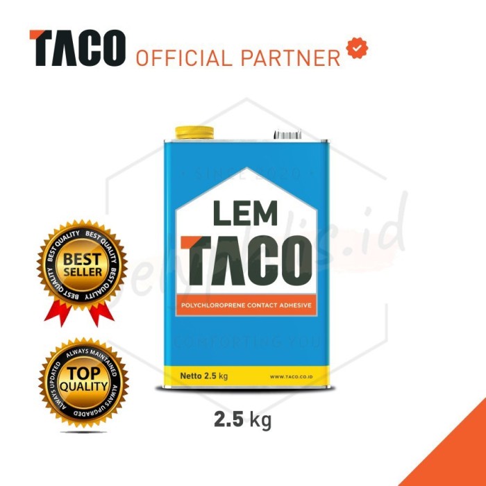 Jual Tape Lem Taco 2.5Kg Lem Hpl Lem Kuning Lem Kayu Lem Vinyl Parquet ...