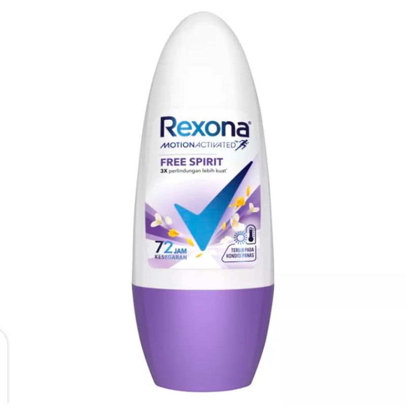 Jual Rexona Women Anti-Perspirant Deodorant Roll On Free Spirit 45Ml | Shopee Indonesia