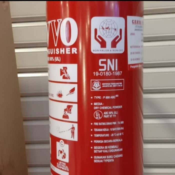 Jual Apar Servvo P-100 Abc Powder 1 Kg Pemadam Api Fire Extinguisher | Shopee Indonesia