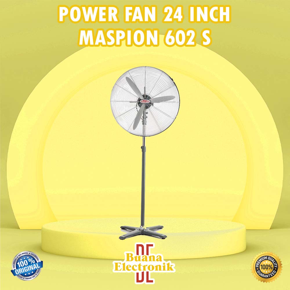 Jual KIPAS ANGIN POWER FAN 24 INCH MASPION PW-602 S ORIGINAL BERGARANSI ...