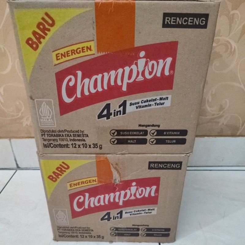 Jual susu energen champion 1dus (sicepat/antaraja) | Shopee Indonesia