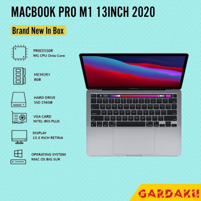Jual Macbook Pro 2020 13 Inch M1 8Gb Chip 8 Core Cpu 8 Core Gpu 256Gb Myd82 | Shopee Indonesia