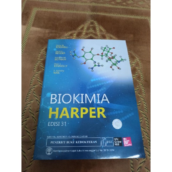 Jual ORIGINAL BUKU BIOKIMIA HARPER Edisi 31 EGC | Shopee Indonesia