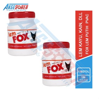 Jual Lem Fox Putih White Adhesive [150 Gram] / Lem Putih PVAC / Lem Kayu Serbaguna / Lem ...