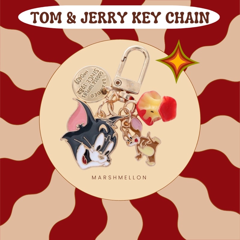 Jual Key Chain Tom & Jerry 1982 Set | Gantungan Kunci Tom And Jerry ...