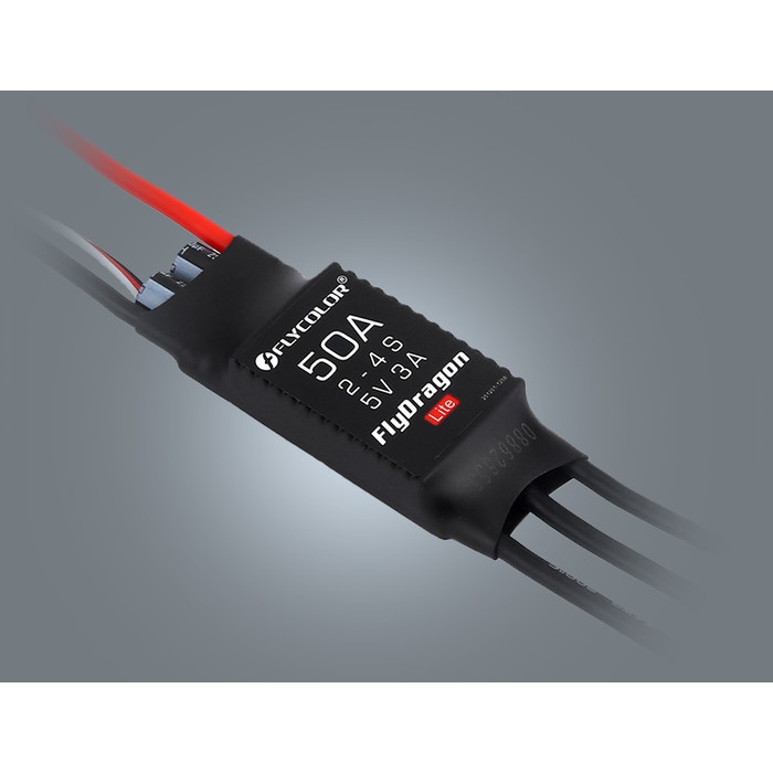 Jual FlyDragon Lite Brushless ESC 50A BEC 5.5v 3A 2-4S Flycolor ...