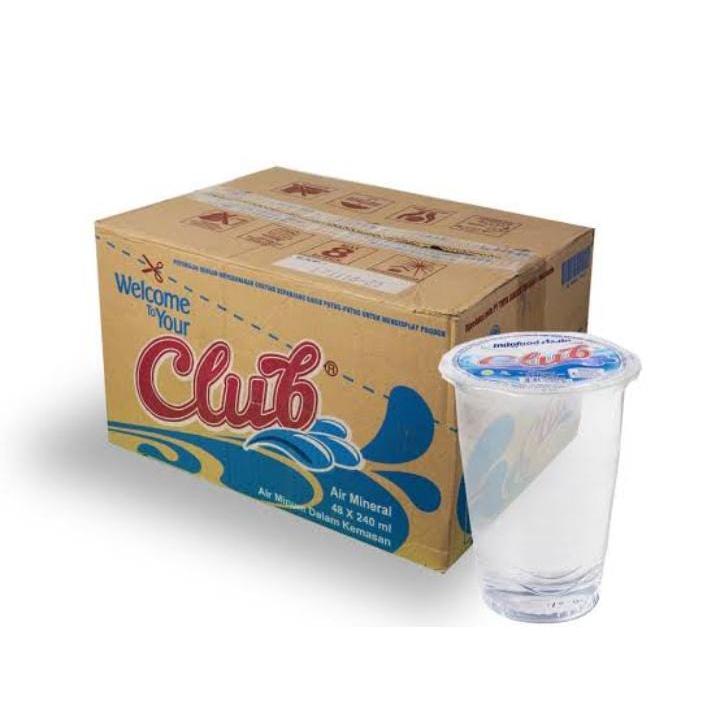 Jual [KARTON] Air Mineral Club 220 ml 1 Dus isi 48 pcs | Shopee Indonesia