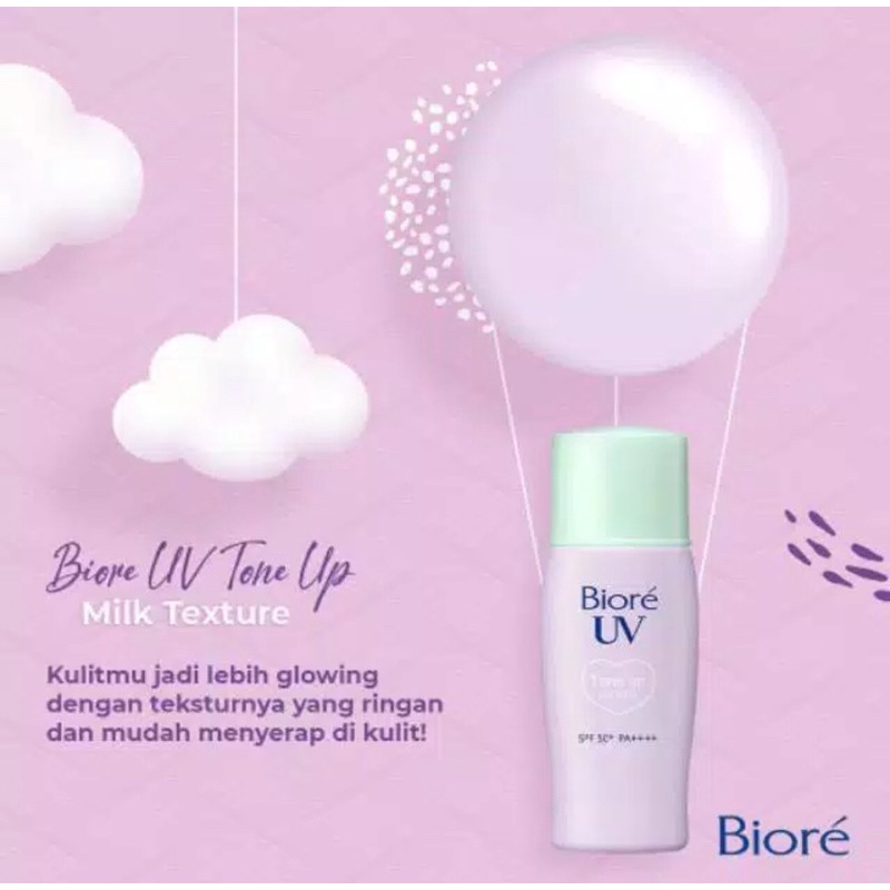 Jual Biore UV Tone Up Clear Skin Make Up Sunscreen SPF 50 Pa ...