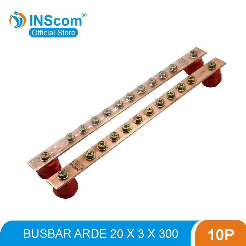 Jual BUSBAR ARDE TEMBAGA 20 X 3 X 300 / TERMINAL NOL PLAT ISOLATOR SUPPORT | Shopee Indonesia