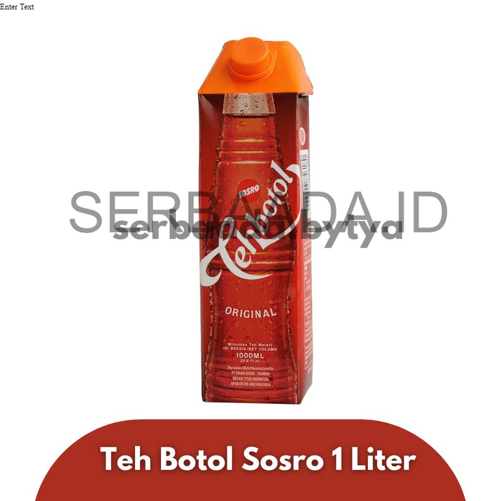 Jual Teh Botol Sosro 1 Liter | Shopee Indonesia