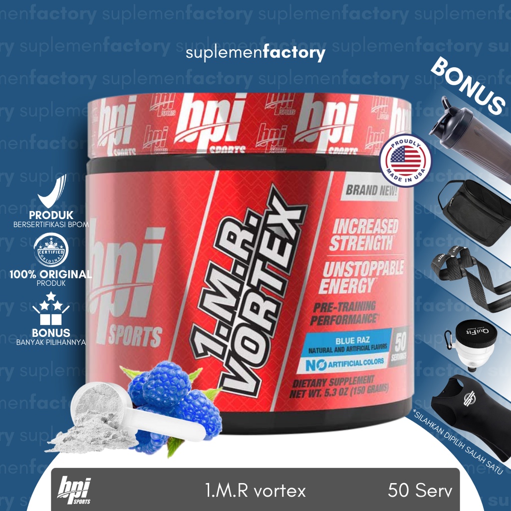Jual BPI Sports 1MR Vortex 50 Serving 150 gram Pre Workout | Shopee Indonesia