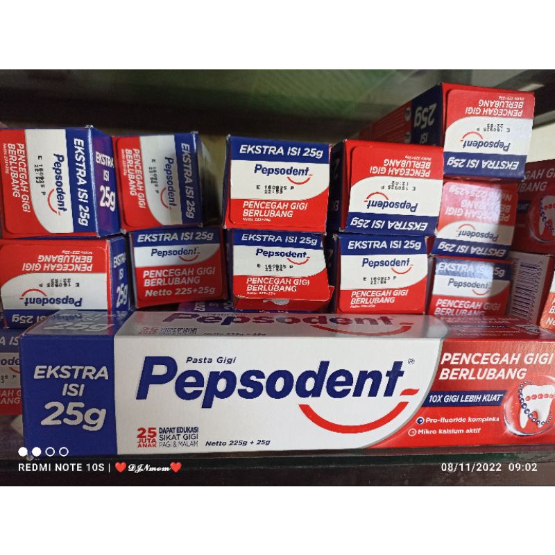 Jual pepsodent 225gr + 25gr | Shopee Indonesia