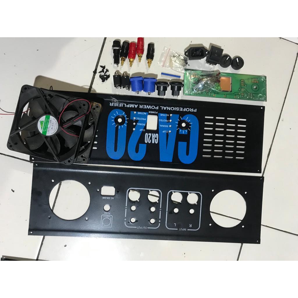 Jual plat panel ca 20 amplifier power box bok assesoris lengkap | Shopee Indonesia