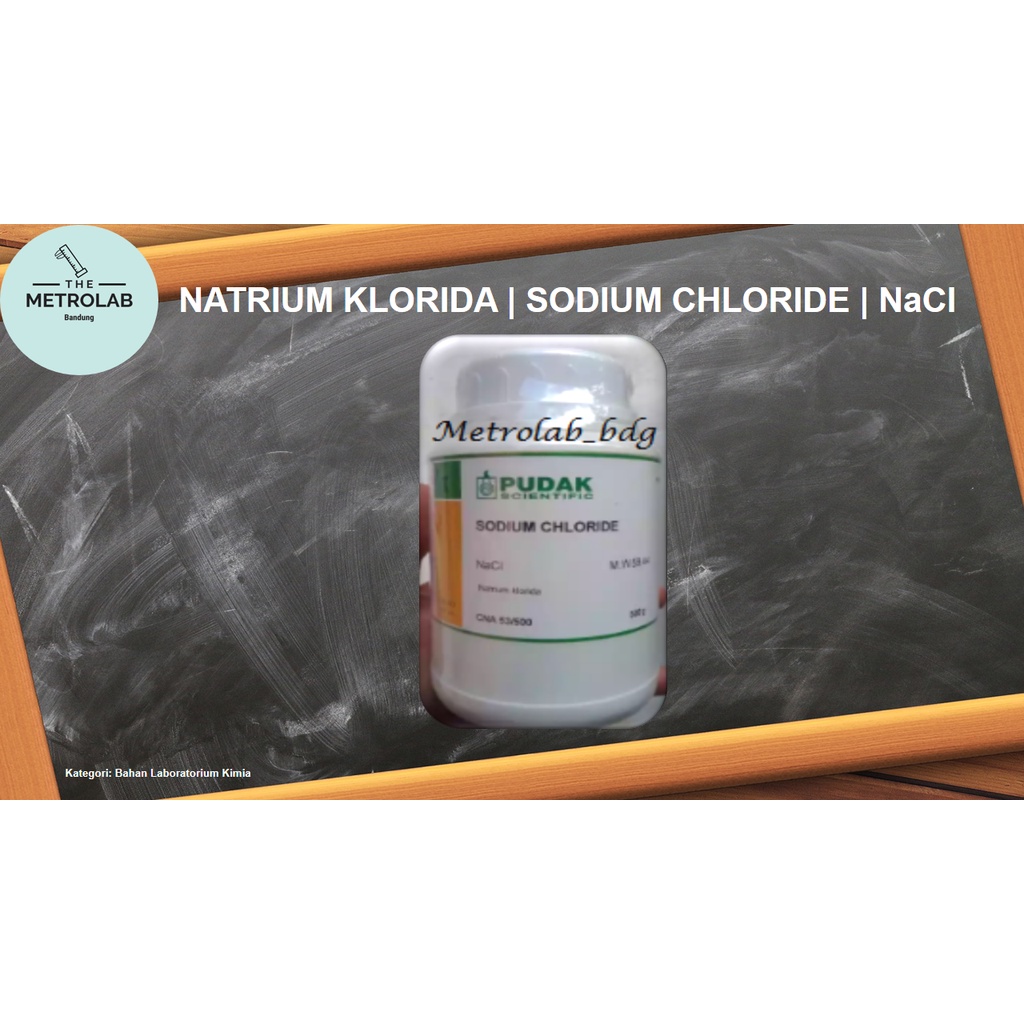 Jual Natrium Klorida, T (500 gram/botol) | Sodium Chloride | Garam ...