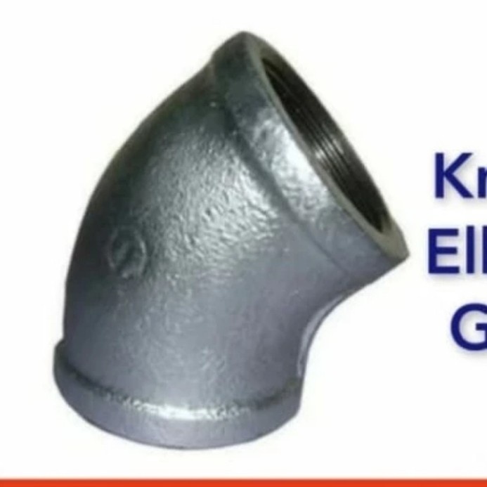 Jual GBRAND KENI 2" 45 derajat BESI Keni 45 derajat 2" Knee Knie Kenie ...