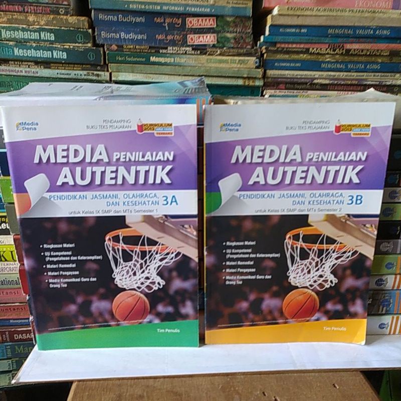 Jual buku media penilaian autentik penjas 3A dan 3B untuk SMP dan Mts ...