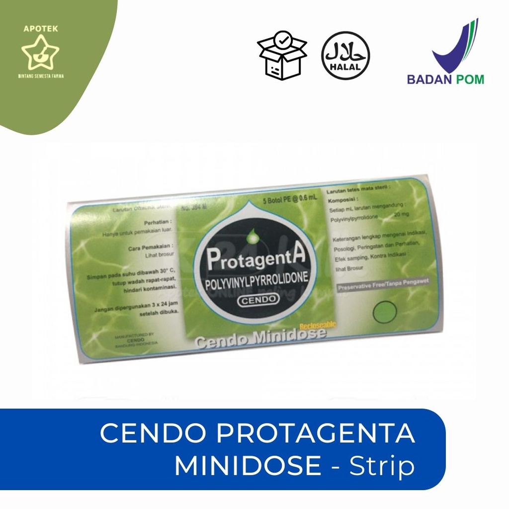 Jual Cendo Protagenta Minidose Tetes Mata Eyedrop Soflens STRIP ...