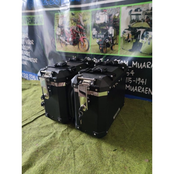 Jual Side box pannier 24L ALUMINIUM & galvanis,pannier bubut custom ...