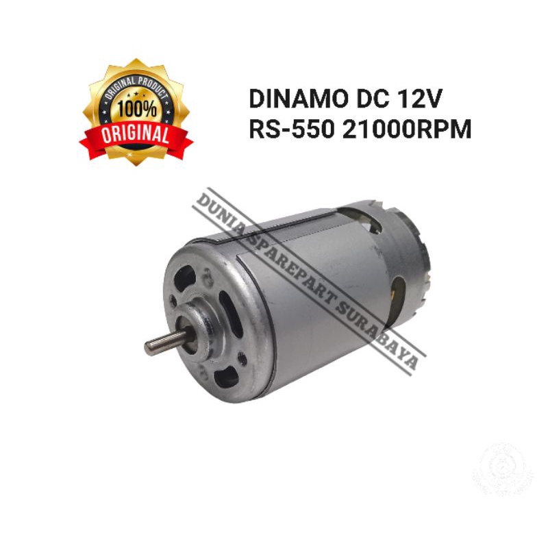 Jual Sparepart RS-550 Mesin Bor Baterai / Dinamo DC 12V Motor DC RS550 / Dimano RS 550 DC 12 V ...