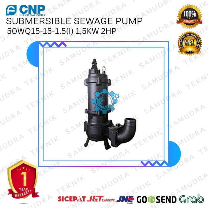 Jual Pompa Submersible Air Kotor WQ 50WQ15 15 1,5 JY + Elbow 1,5KW 2HP | Shopee Indonesia