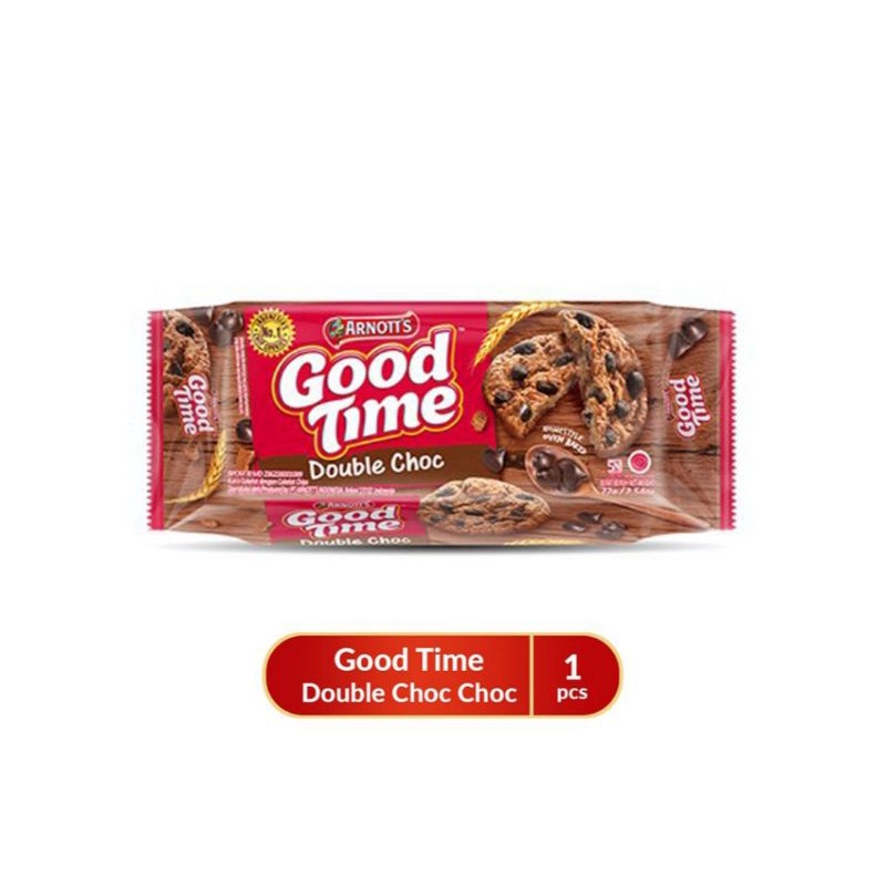 Jual GOOD TIME DOUBLE CHOC COOKIES 72G | Shopee Indonesia