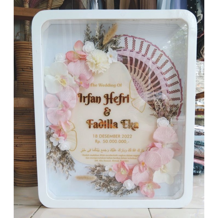 Jual Mahar Pernikahan Akrilik Bingkai Mahar 40*50 | Shopee Indonesia