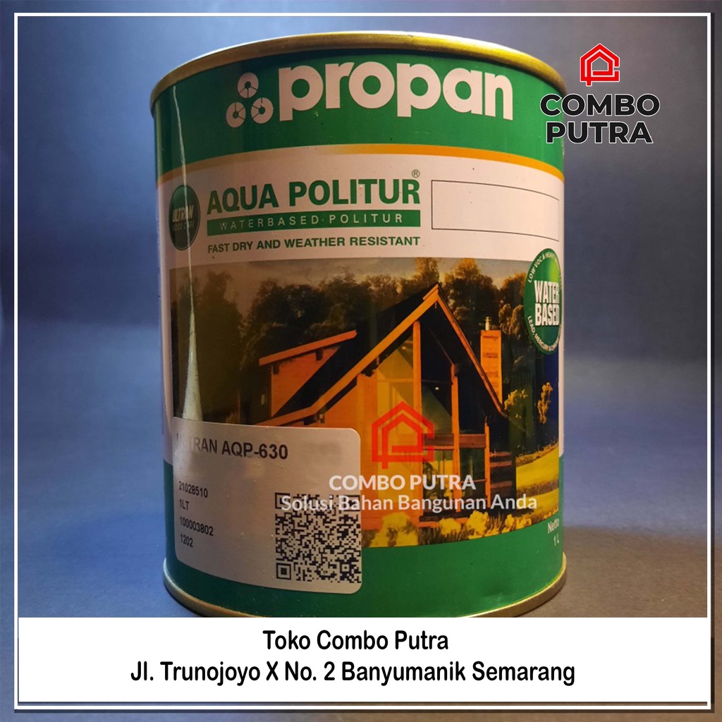 Jual Cat Plitur Wood Finish Paint Propan Ultran Aqua Politur AQP-630 1 Liter | Shopee Indonesia